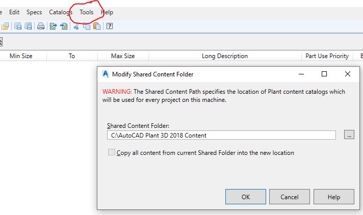 Solved: Spec Editor Default Catalog - How can I change this? - Autodesk Community