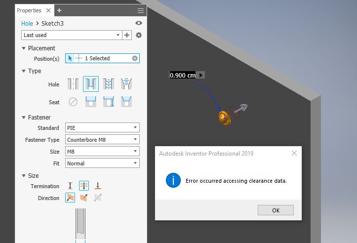 Custom the hole dialog box - Autodesk Community