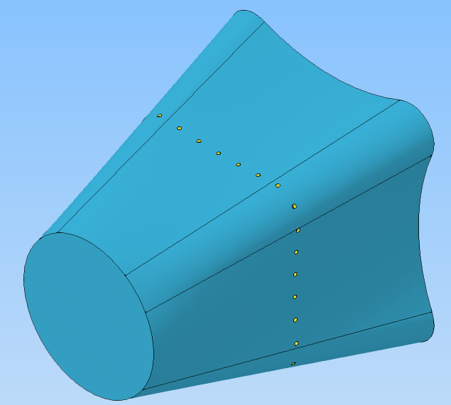 Pattern hole along irregular shape - Autodesk Community