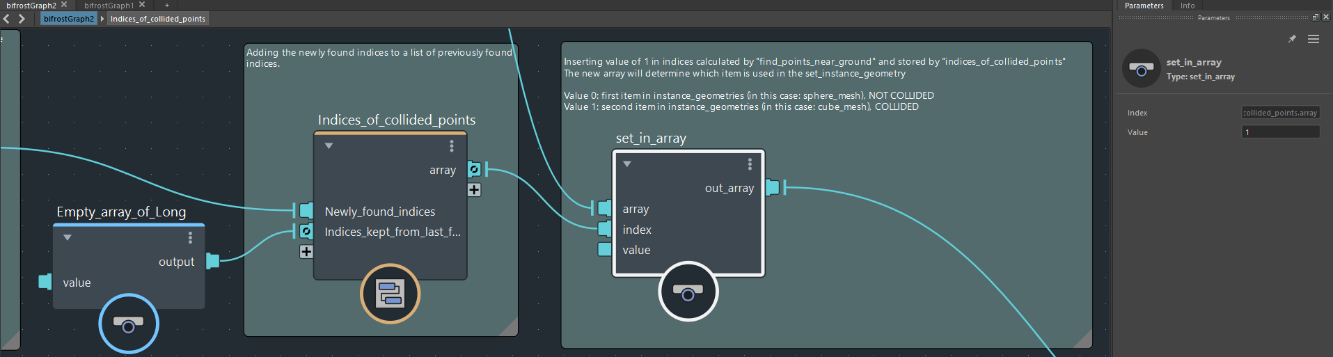 Change particle instance geometry IF particles fall below the origin? - Autodesk Community