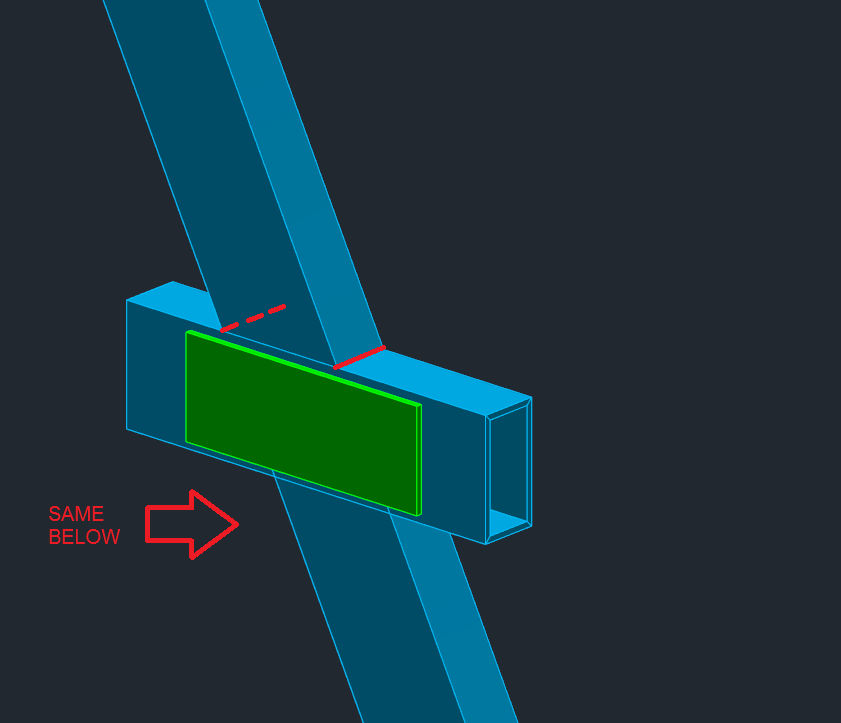 Truss node connection - welds - Autodesk Community