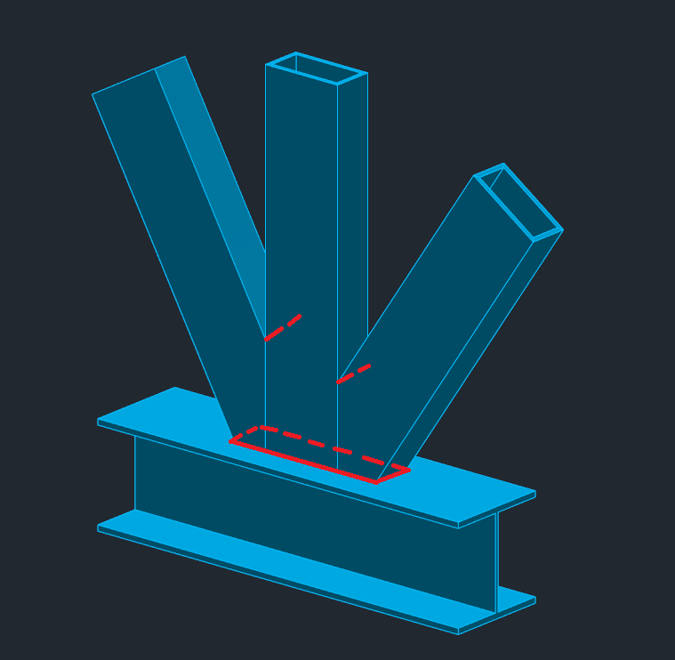 Truss node connection - welds - Autodesk Community