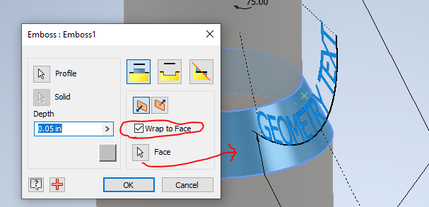 Solved: Create text on cone shaped surface - Autodesk Community