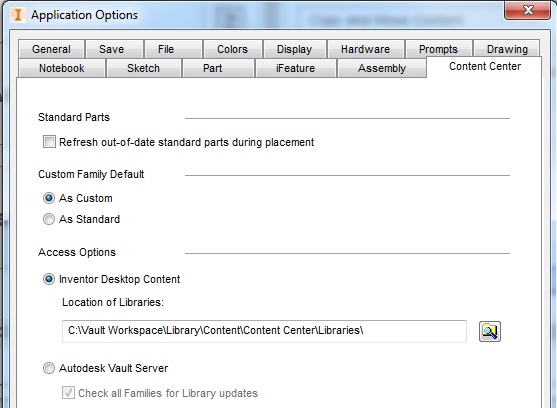 Solved: Content Center Publish Part "No categories" - Autodesk Community