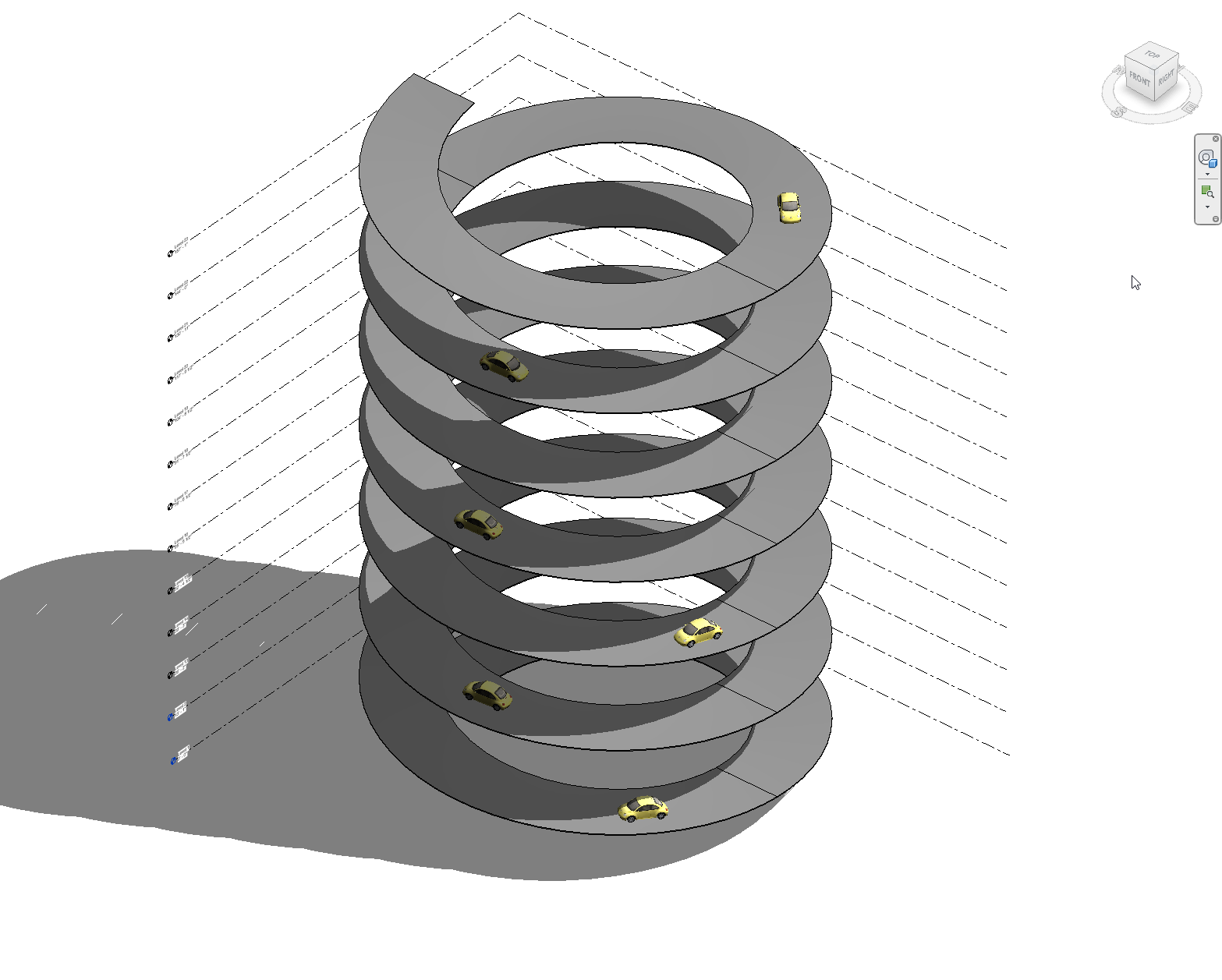 Solved: Using In-Place Mass Tools to Create Spiral Ramp - Orthogonal to Project Z-Axis ...