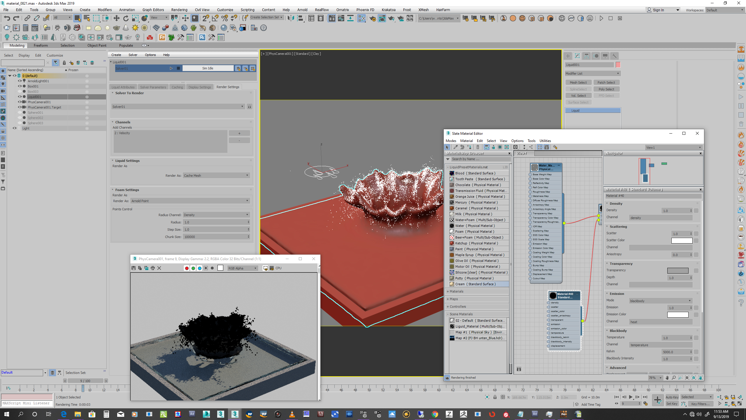 3ds Max 2019 Arnold doesn't render max fluids with volume shader - Autodesk Community