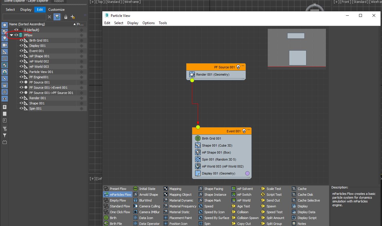 Solved: Particle Flow generates strange nodes!!! - Autodesk Community
