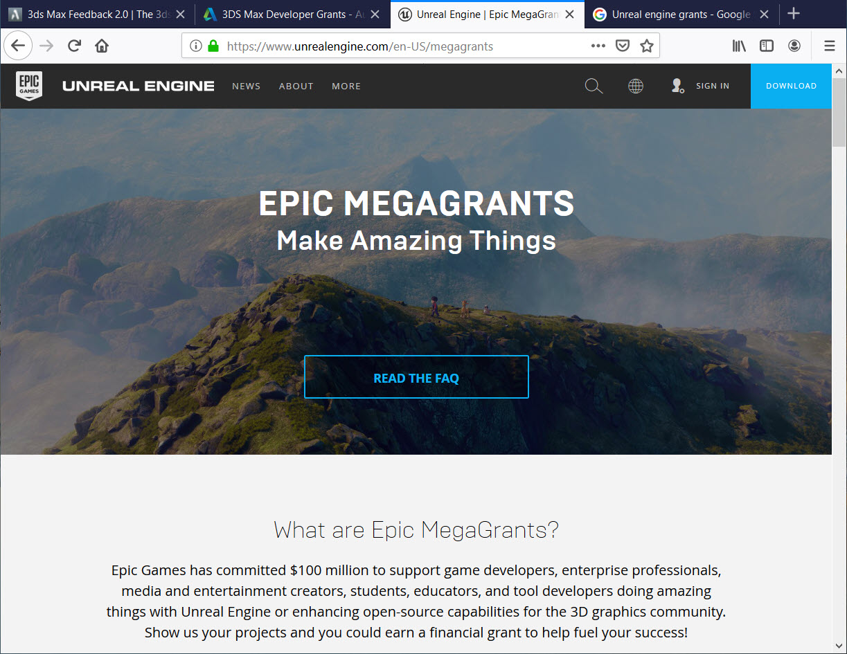 3DS Max Developer Grants - Autodesk Community