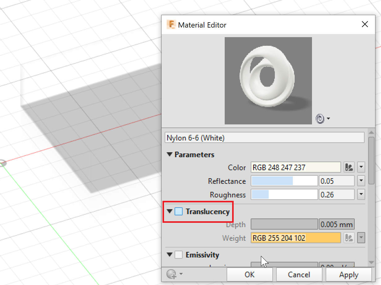 Solved: Variable opacity in Design workspace not working for plastics? - Autodesk Community