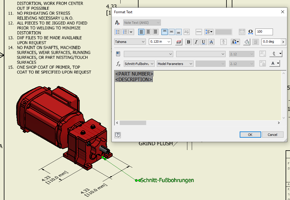 Enable assembly properties for leader text - Autodesk Community