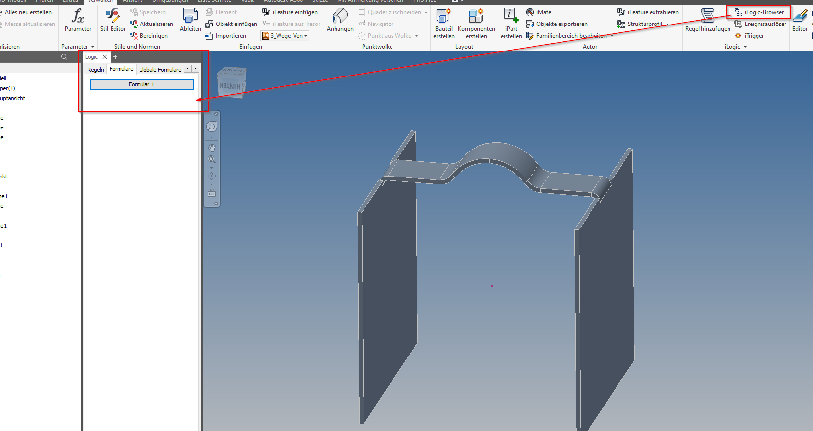 Gelöst: Wie kann ich in Inventor eine Geometrie strecken/verlängern ...