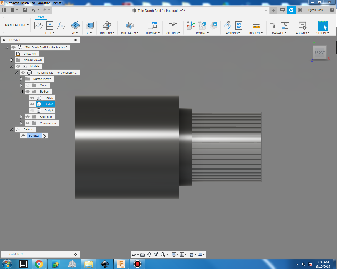 Solved: How would I machine this complex bust on a 4th axis? - Autodesk Community