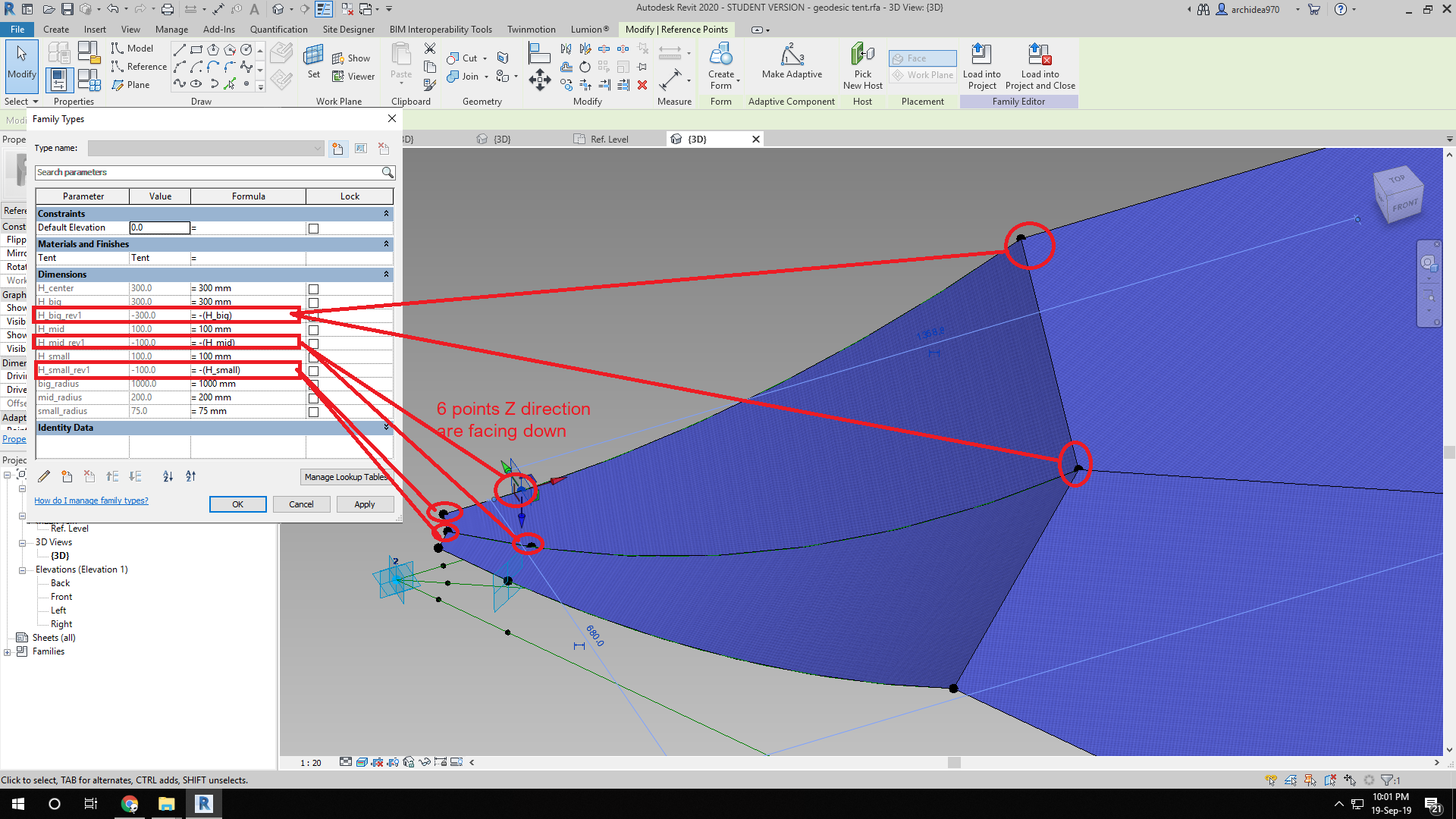 how to determine a model or reference point coordinate direction in revit - Autodesk Community