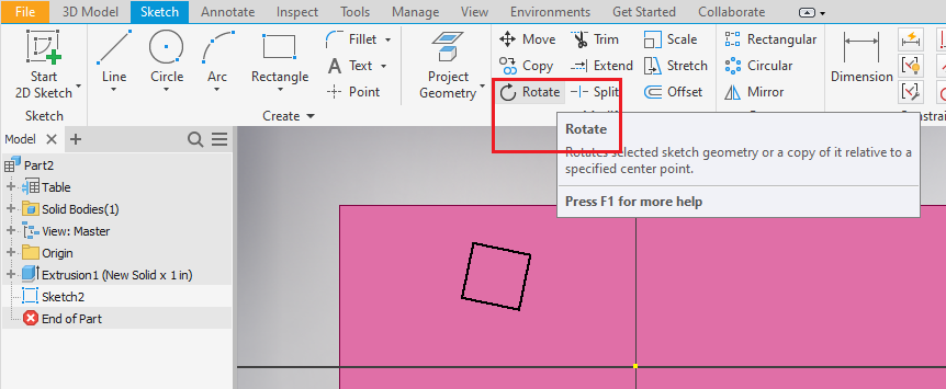 How do you rotate an sketch in the XZ plane around the Z axis ...