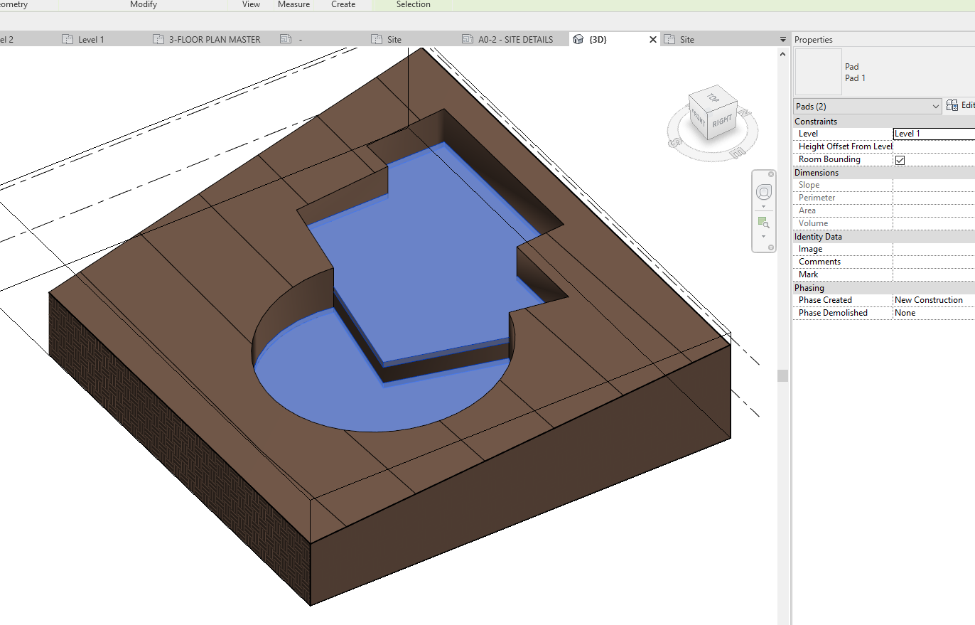 floor, topôgraphy and pad - Autodesk Community