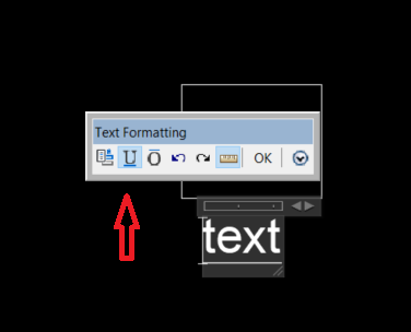 underline text attribute? - Autodesk Community