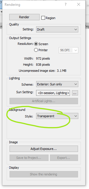 Can't render in a transparent background. Revit 2019 - Autodesk Community
