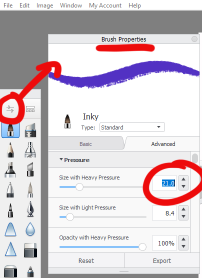 Precise Brush Size input (text, button?) [mobile] - Autodesk Community