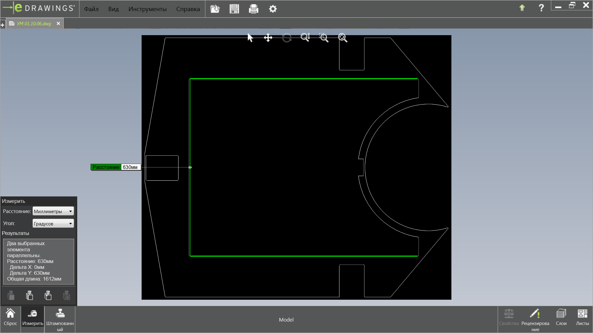 Решено: изменение размеров развёртки dwg созданном Inventor, и открытом ...