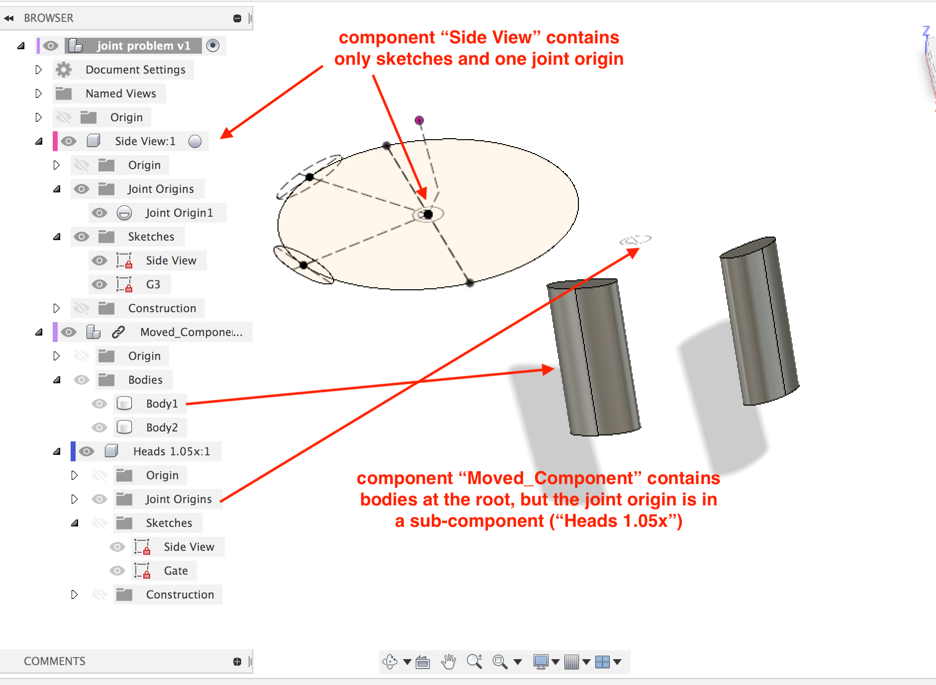 Solved: "Insert into current design" causes missing joint origin reference error - Autodesk ...
