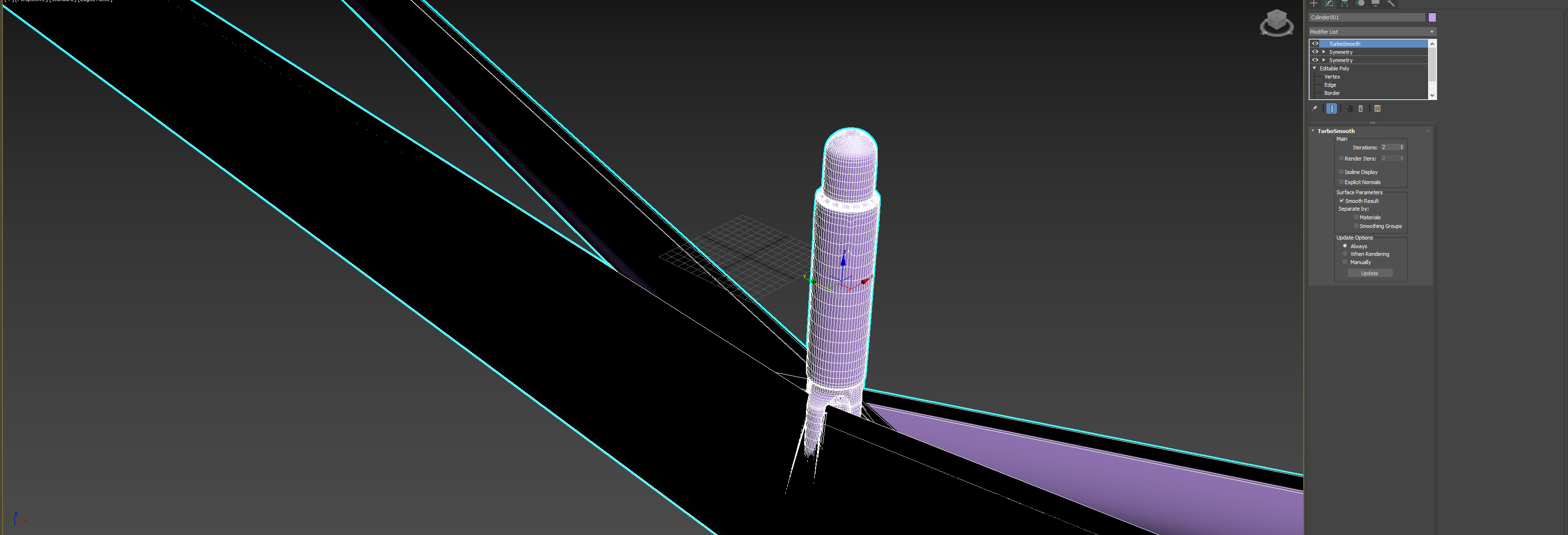 Turbosmooth makes model explode. - Autodesk Community