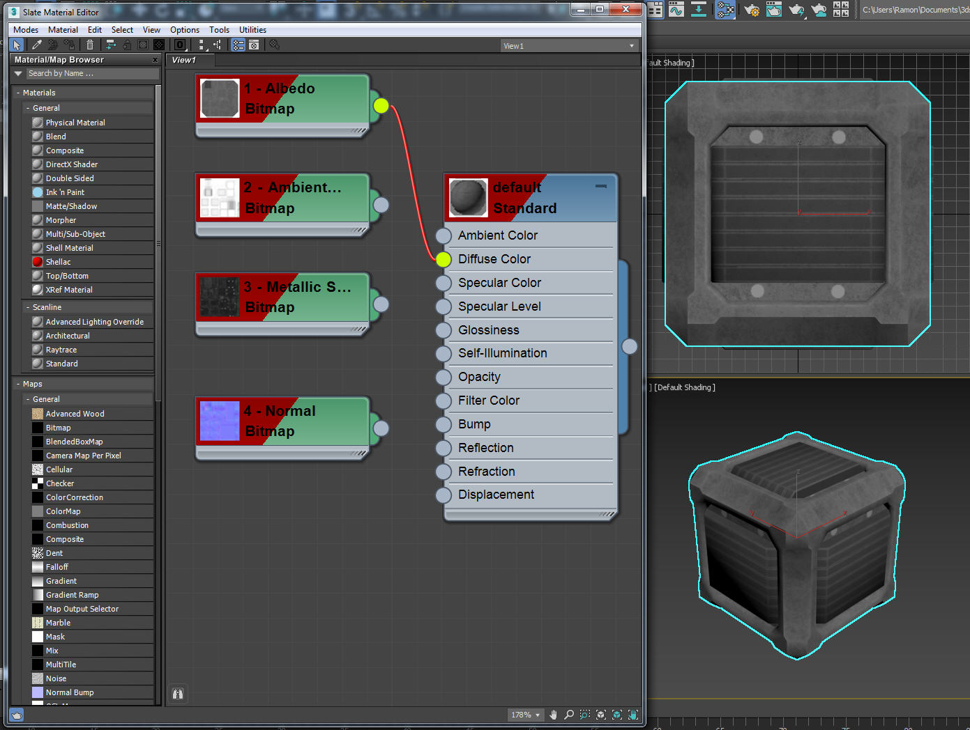 Solved: How to apply textures to generic geometry-only model? - Autodesk Community