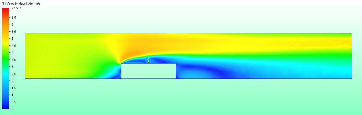 Autodesk CFD - Wind velocity at the end of wind tunnel is unusually ...