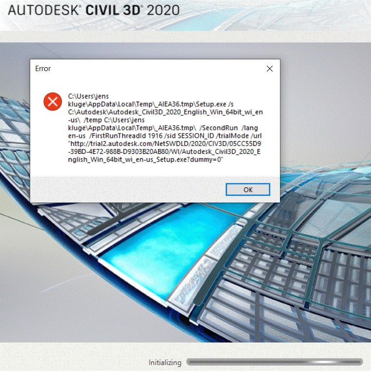 Solved: Civil3d Trial Version Installation error - Autodesk Community