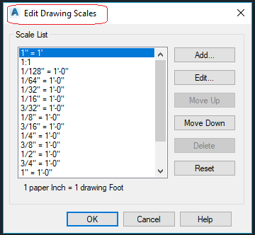 Solved: C3D 2020 Default Scale List does not save changes - Autodesk ...