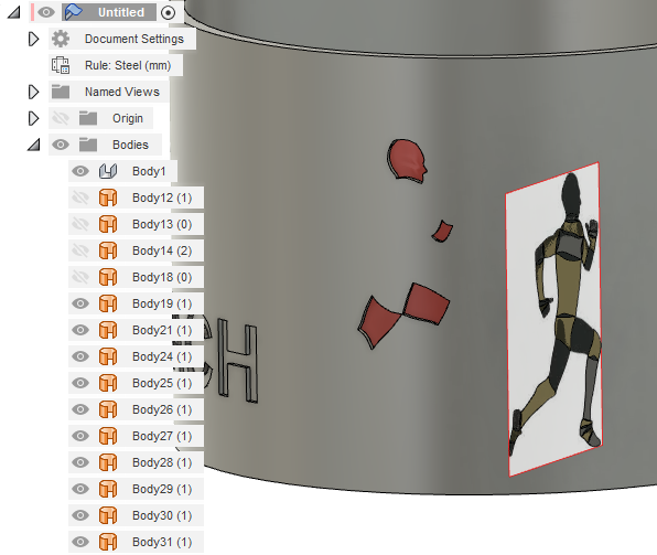Solved: How to extrude form bodies when made inside of sheet metal ...
