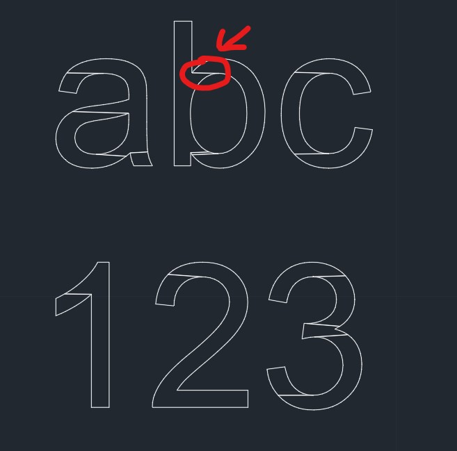 How to select the edge of the exploded text? - Autodesk Community