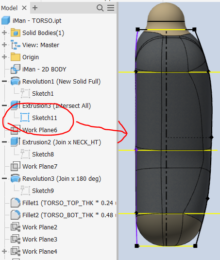 Solved: iMan, human model, making the back flat - Autodesk Community
