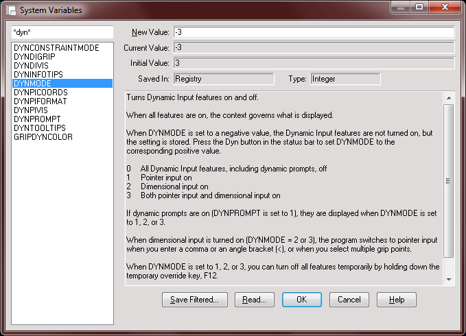 Solved: trouble with dyn input - Autodesk Community