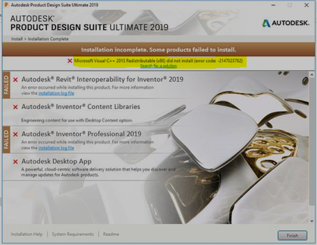 Problems installing Autodesk Ultimate 2019 - Autodesk Community