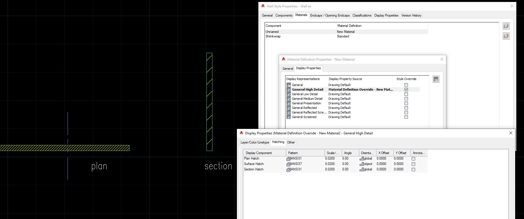 Solved: 2DSECTION hatch pattern control - Autodesk Community