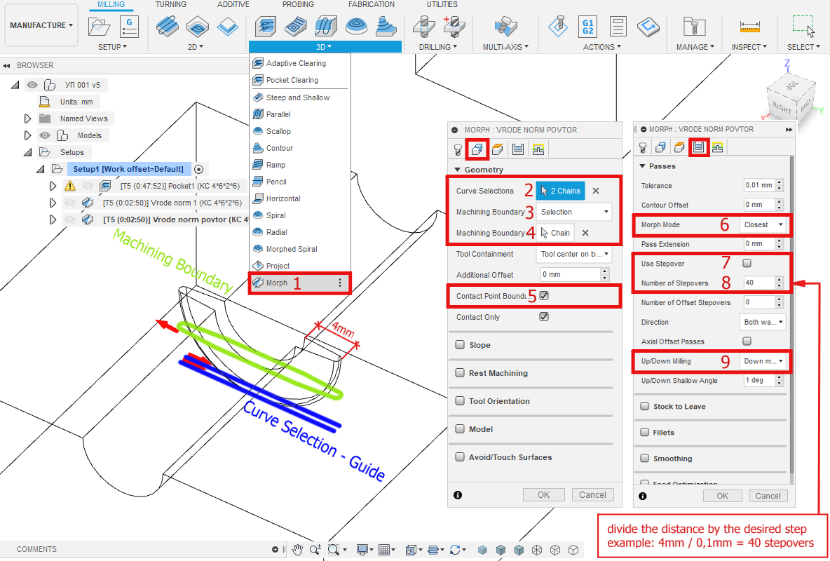 Solved: 3D cutting with axial and radial offset passes - Autodesk Community