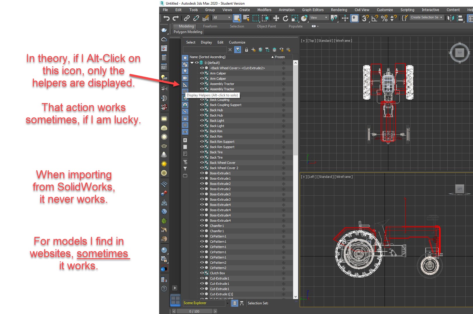 Solved: What is the proper way to isolate items by category in the Scene Explorer? - Autodesk ...