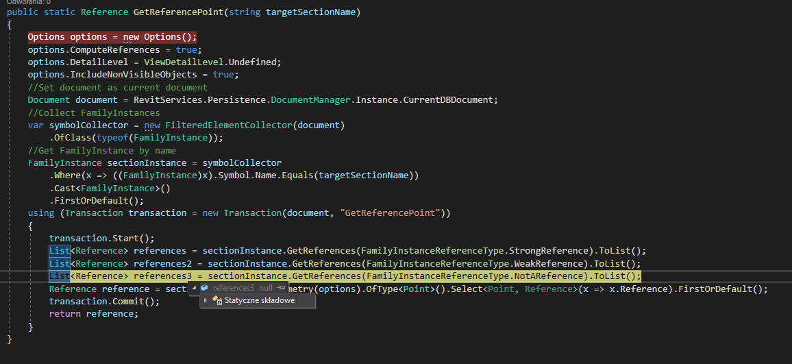 Solved: Reference point from FamilyInstance - Autodesk Community