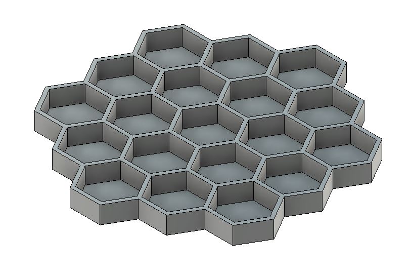 Solved: Having hard time making array of hex shapes? - Autodesk Community