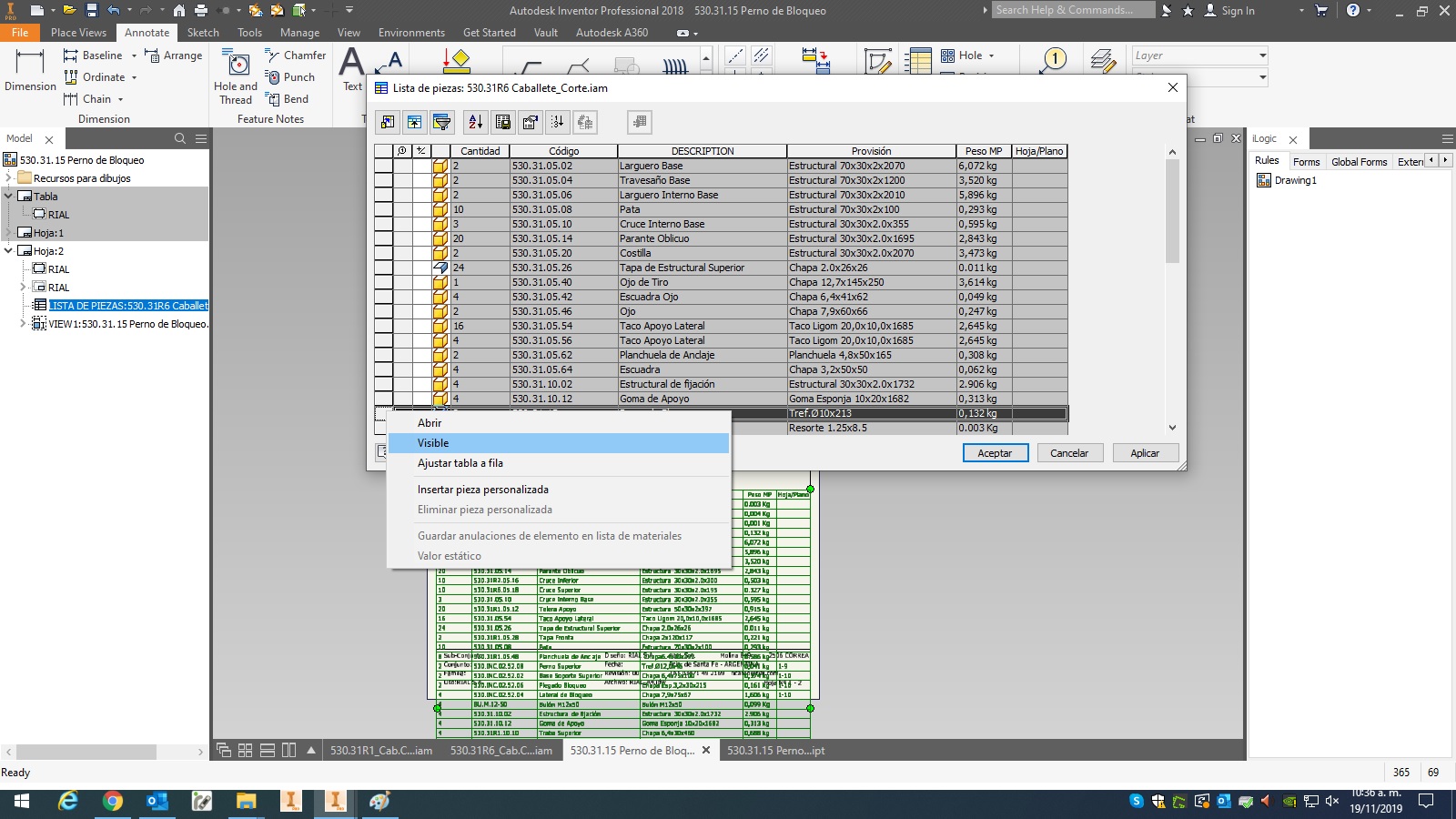 Part quantity in drawings - Autodesk Community