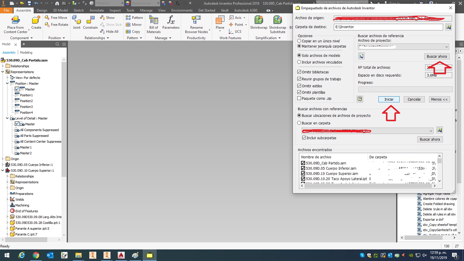 Open .iam file with library components - Autodesk Community