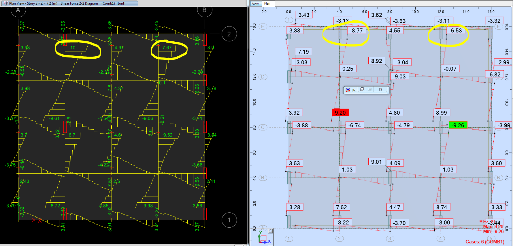 Difference Results between Etabs and Robot Structural. Comparing Model ...