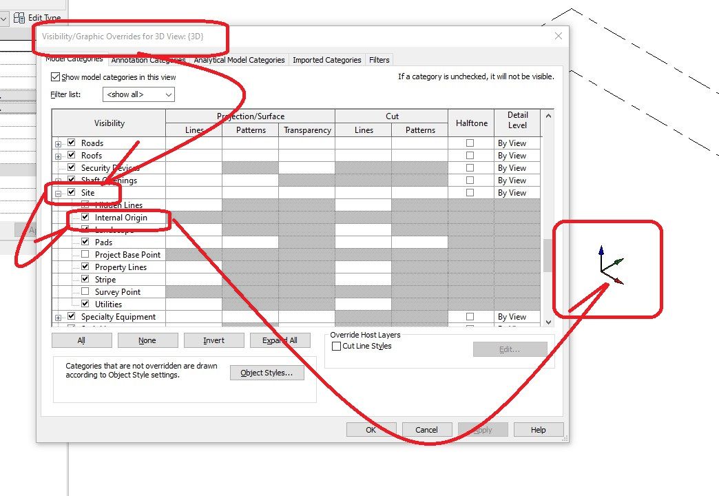 Solved: Origin icon in revit - Autodesk Community