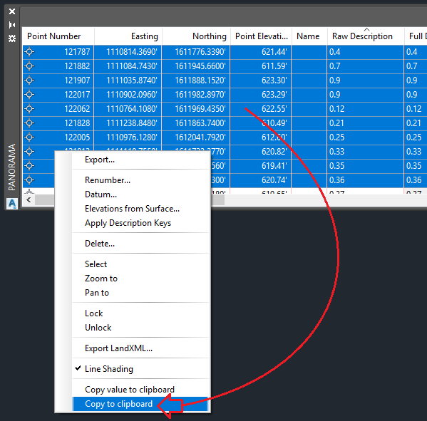 Solved: Exporting points points to a CSV file error - Autodesk Community