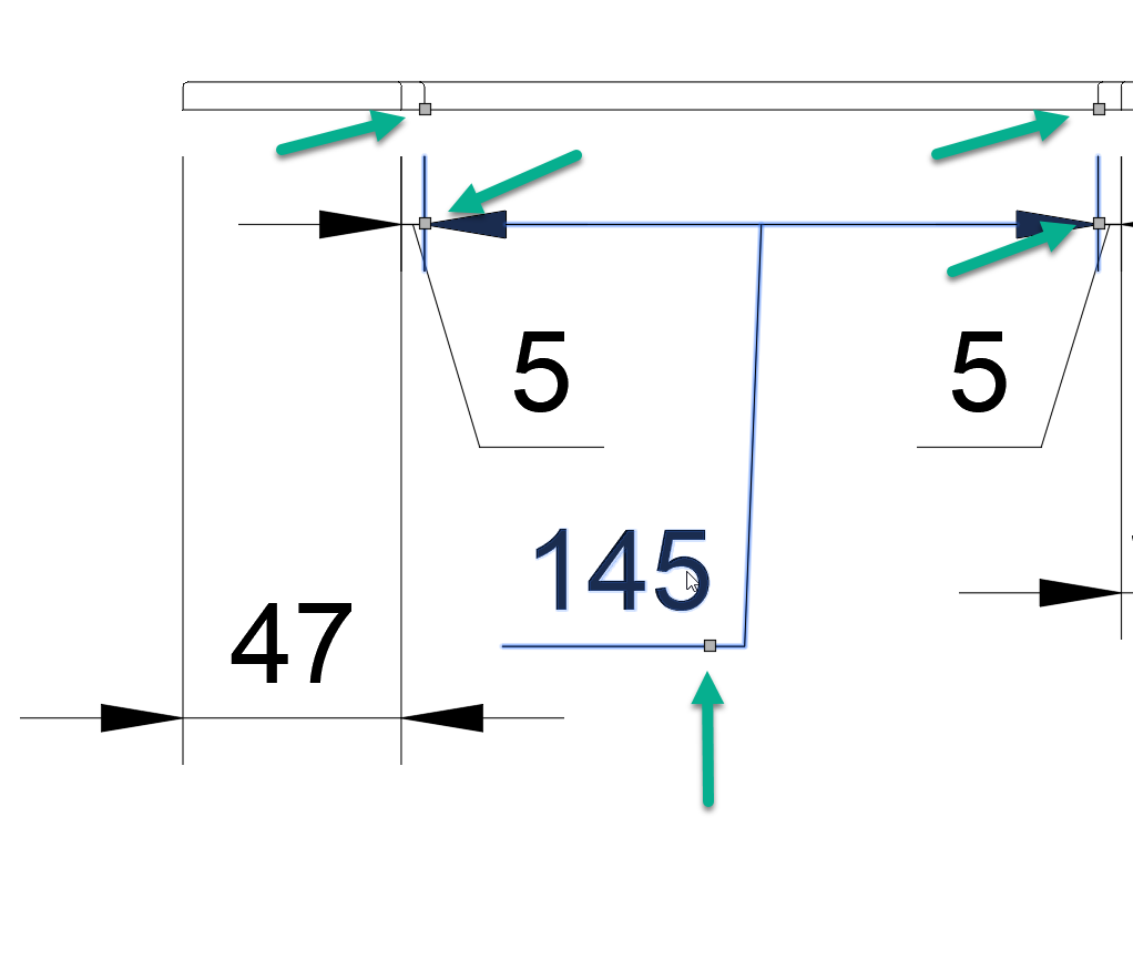 Solved: Some dimension text can't be moved - handle follows dimension ...