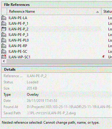 Solved: Can't change XREF type from Overlay to attach - Autodesk Community