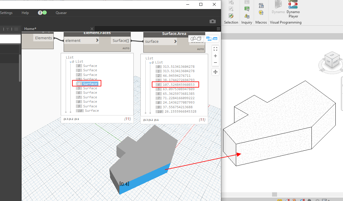 Solved: How to get the area of a surface from generic model with dynamo? - Autodesk Community