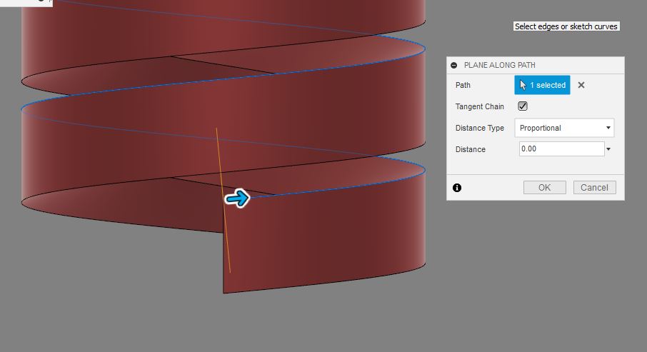 Solved: Sweep with helix giving unexpected results - Autodesk Community