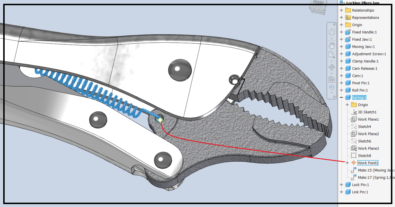 How to assemble a spring in this place? - Autodesk Community