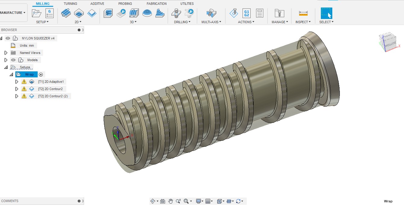 Solved: Need help with Wrap toolpath - Autodesk Community